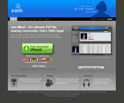 Digital Music Store Focus – iMesh - RouteNote Blog