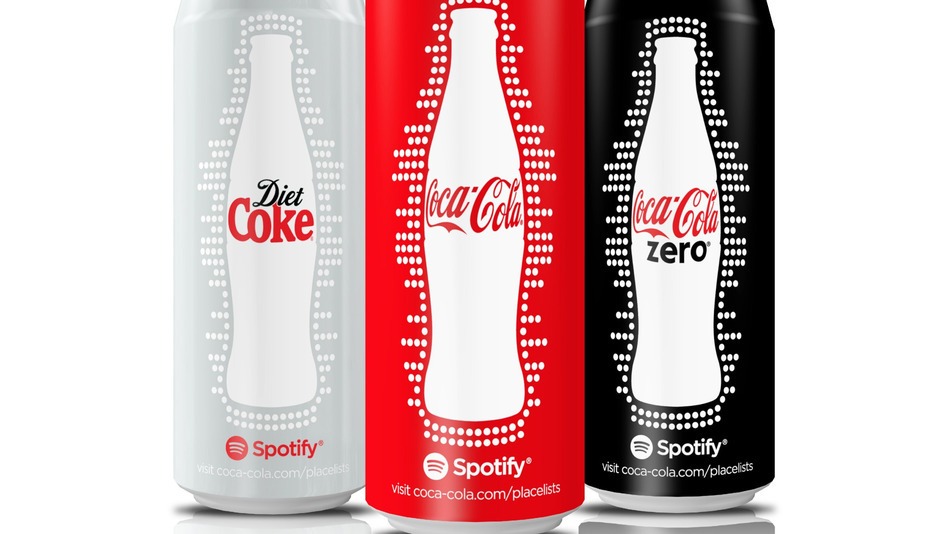 Coca-Cola Launch Spotify Branded Cans in the UK - 250ml Cans of Coke ...