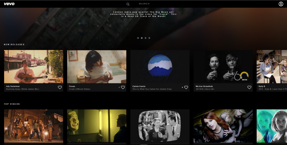 Vevo's Update Looks Great and Personalises Your Music Video Experience ...