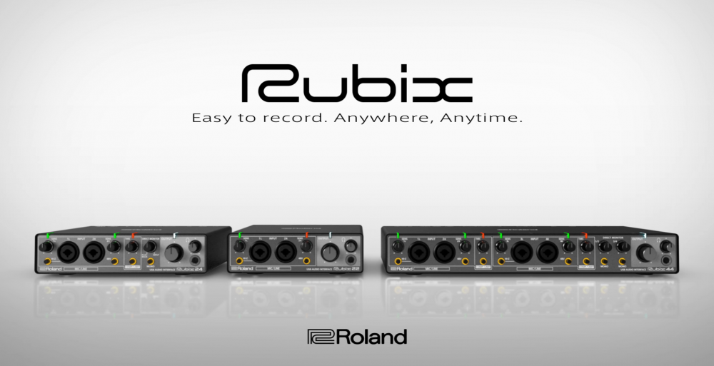 Roland reveal brand new hi-res USB interfaces for 2017 - Rubix series ...