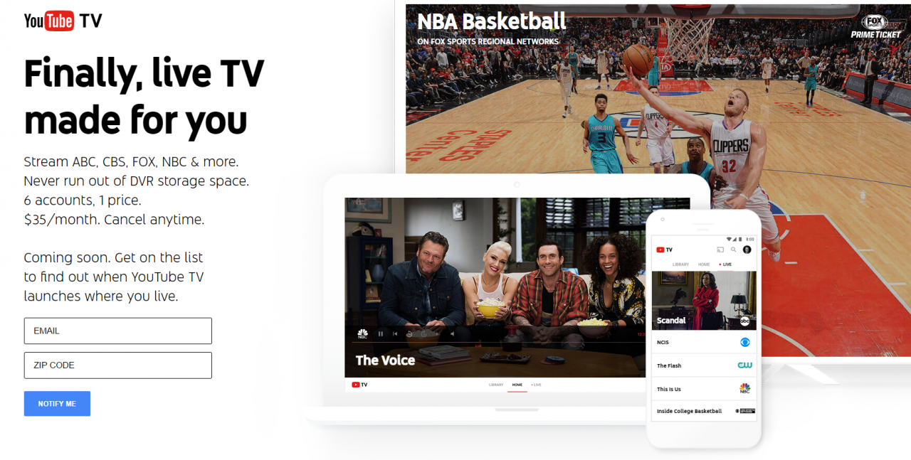 YouTube just announced their new cable TV streaming service - RouteNote ...
