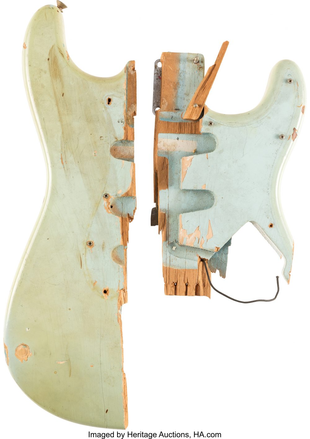 This smashed up Fender Stratocaster guitar will cost you $75,000 ...