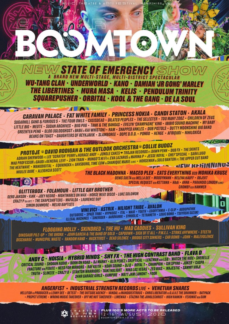 Boomtown 2020 line-up revealed: Wu-Tang Clan, The Libertines, Mura Masa ...