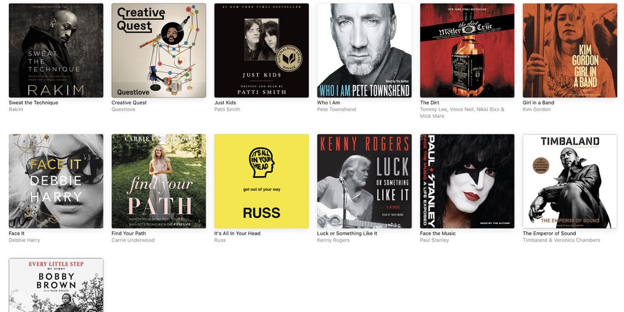 Apple Music is now streaming audiobooks - RouteNote Blog