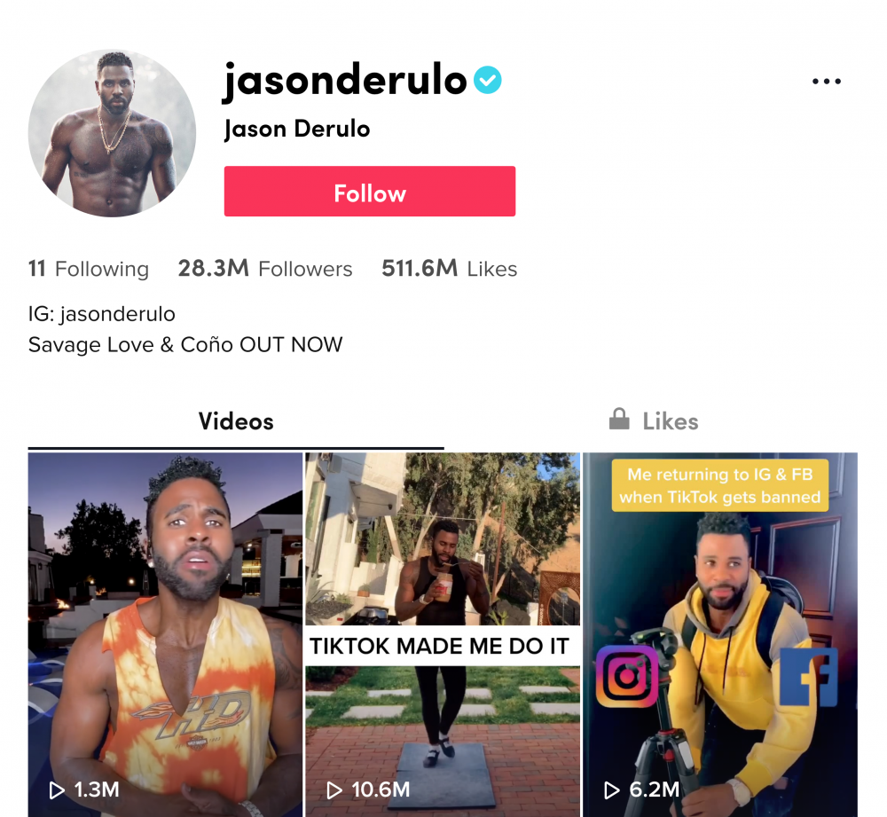 Jason Derulo makes over $75k per sponsored TikTok - RouteNote Blog