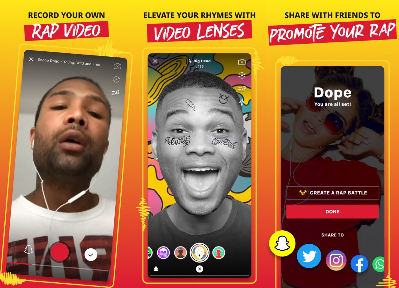 Social karaoke company Smule integrates Snapchat Lenses into the ...