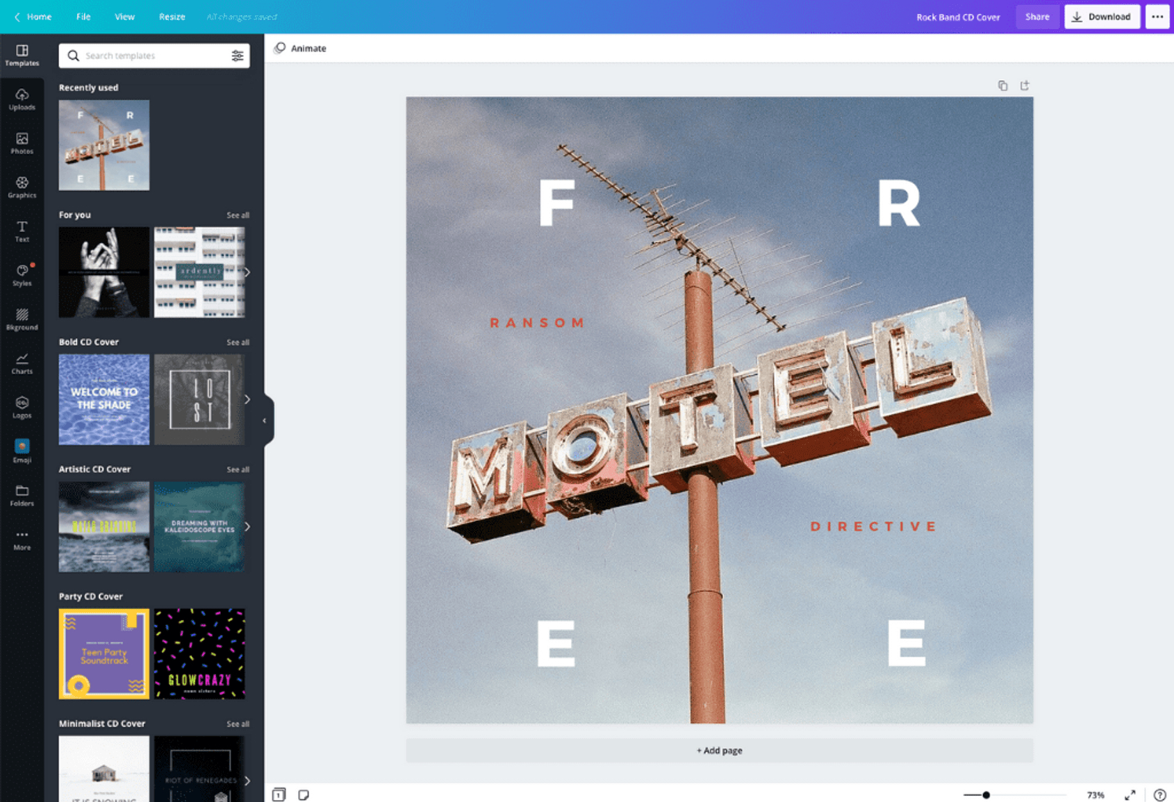 How to create perfect playlist cover art for free using Canva ...
