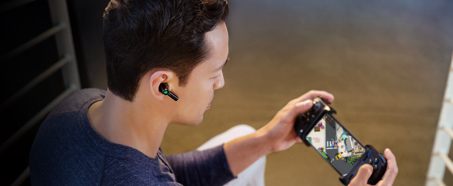 Razer Hammerhead True Wireless Pro - active noise cancelling gaming ...