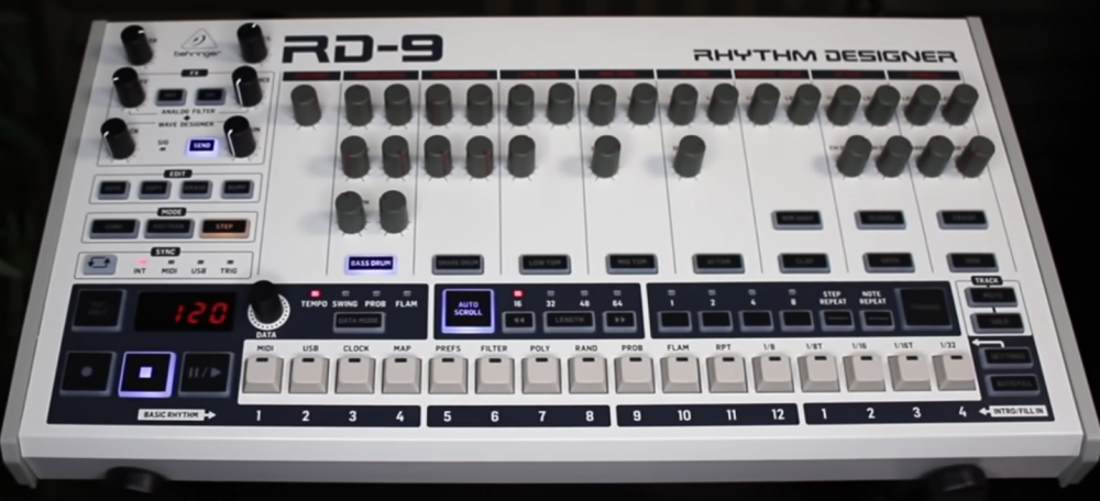 Stand by for the new Behringer RD-9 Rhythm Designer to ship out soon ...