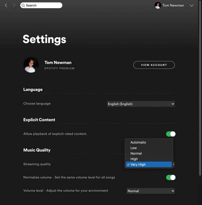 How to stream music on Spotify at maximum quality - RouteNote Blog