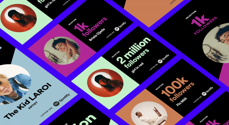 Spotify update Promo Cards - Share when you're added to a new playlists ...