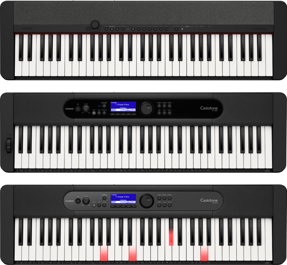 Casio announce three new portable and affordable Casiotone keyboards ...