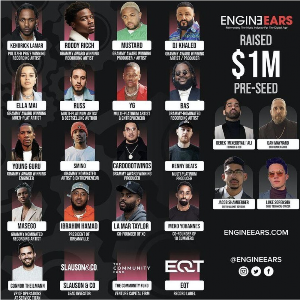 Celebrities join huge EngineEars platform funding round - RouteNote Blog