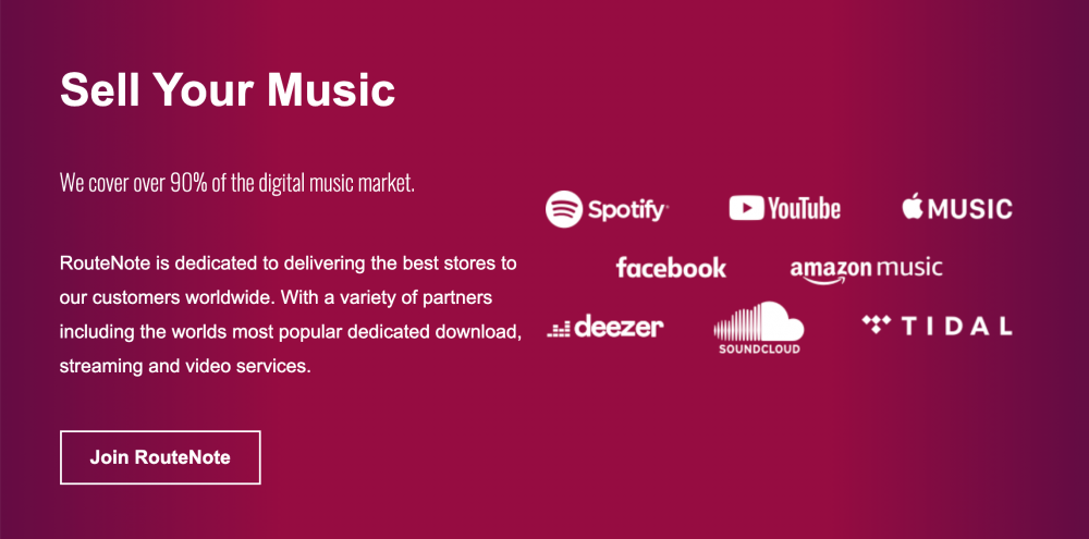 RouteNote takes an 'artist-first' approach to music distribution ...