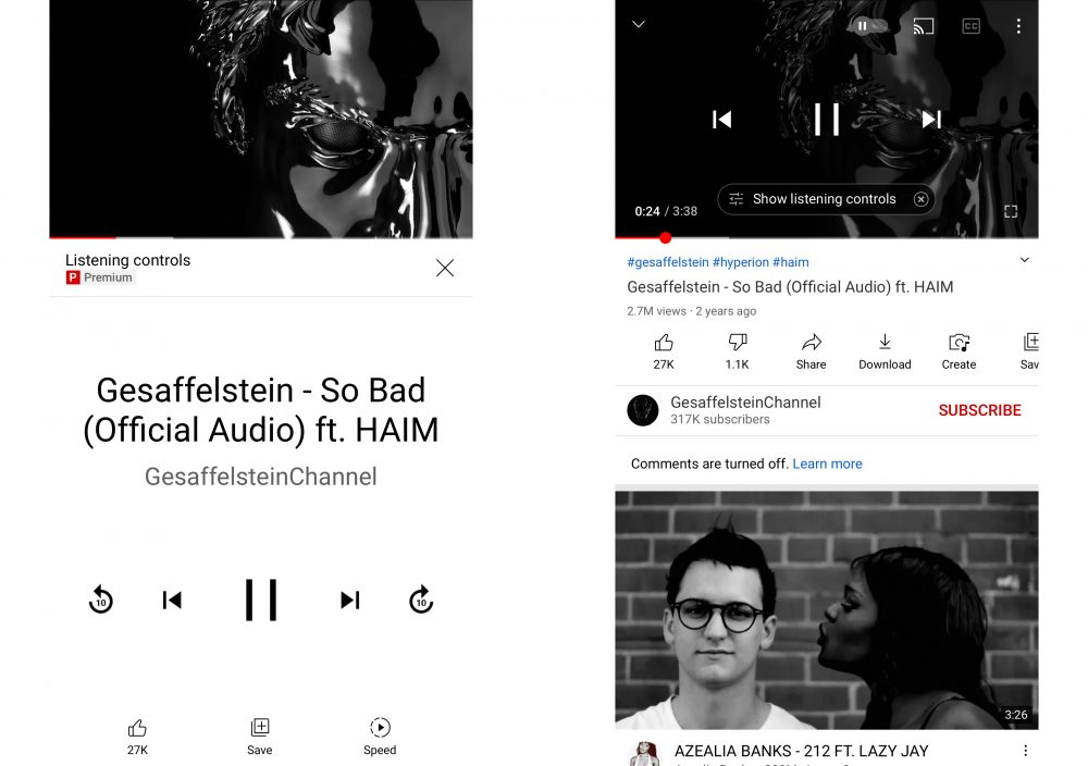YouTube Music control could be coming to the plain YouTube app ...