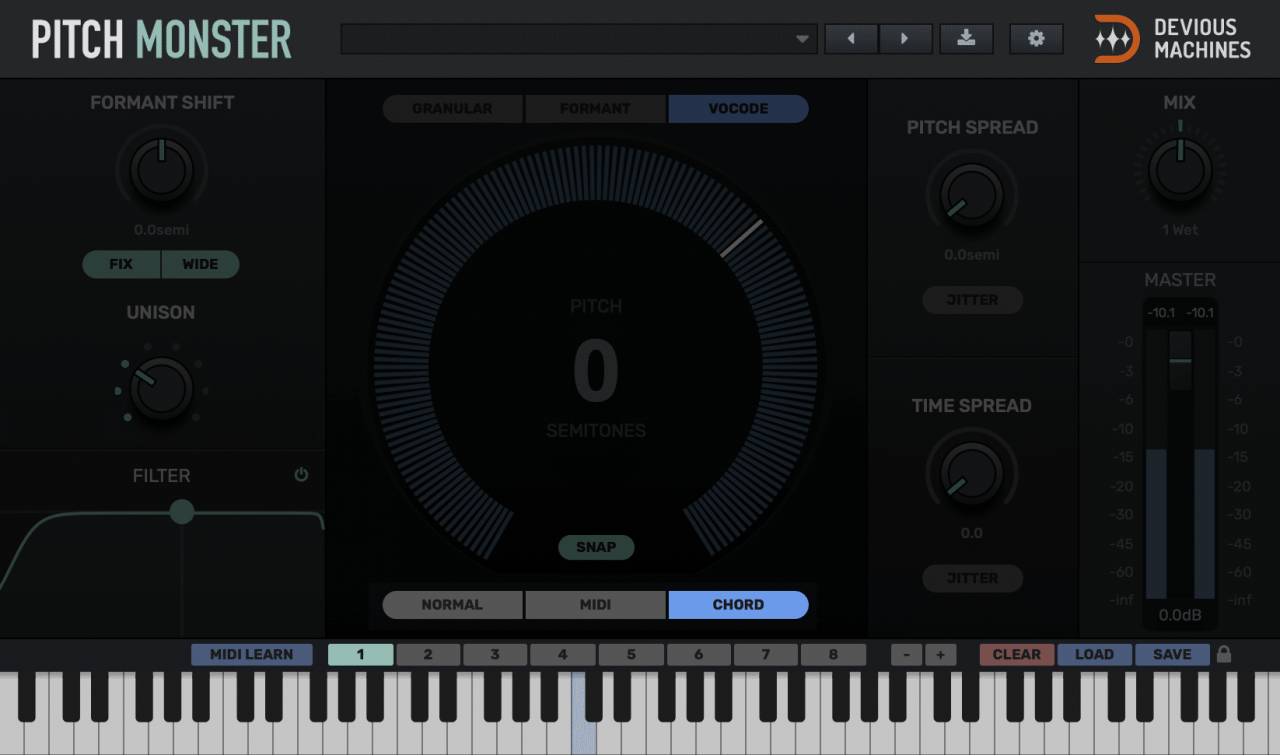 Pitch Monster by Devious Machine is currently 50% off on VSTBuzz ...