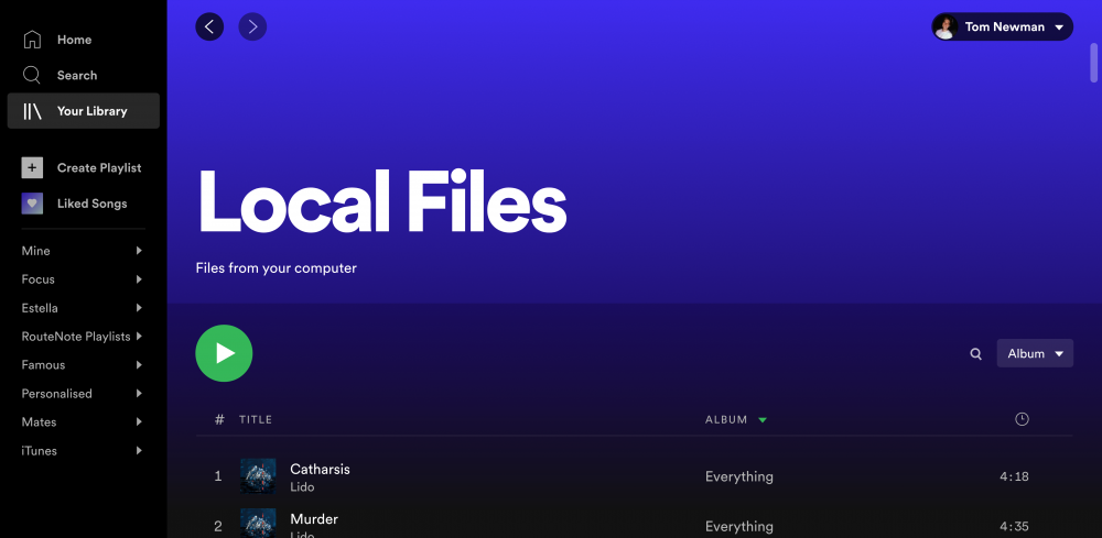 Can I listen to local files on Spotify across multiple devices ...