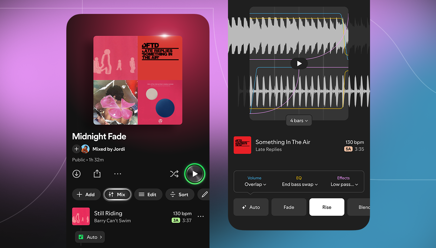 Spotify Mix brings customizable transitions to personal playlists - RouteNote Blog