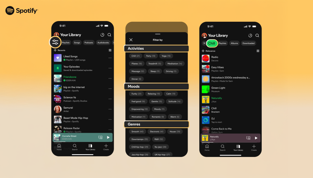 Spotify rolls out Smart Filters to let you sort your library for the ...